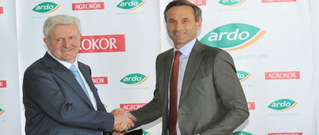 Ardo and Agrokor Sign Joint Venture Agreement - Frozen Food Europe