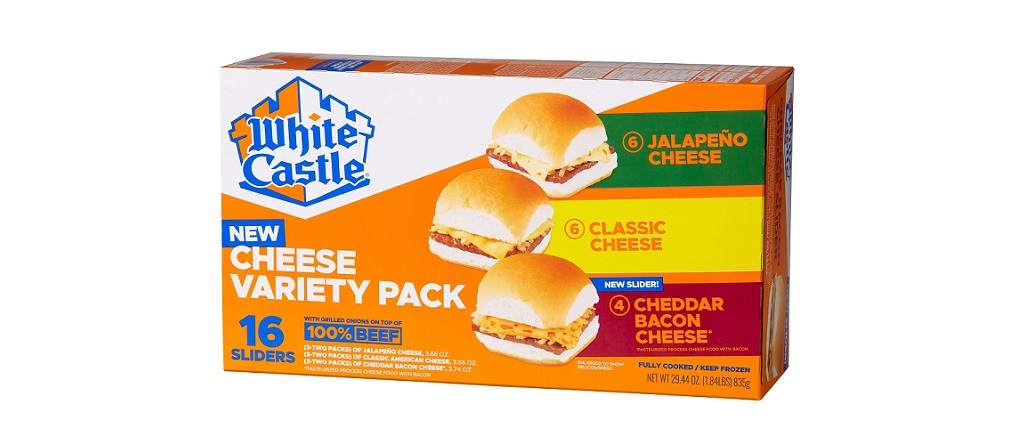White Castle Presents The All-New Cheddar Bacon Cheese Slider - Frozen ...
